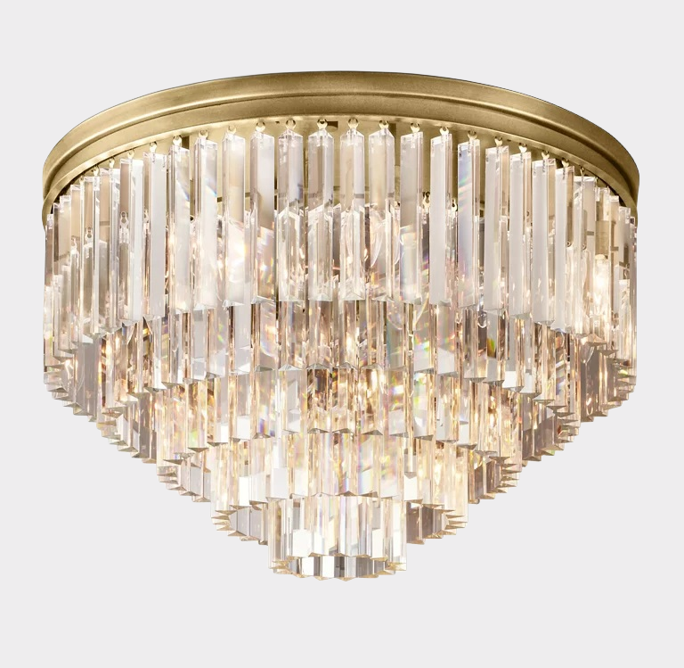 Odeom Crystal Multi-Layer Round Ceiling 20" 32"